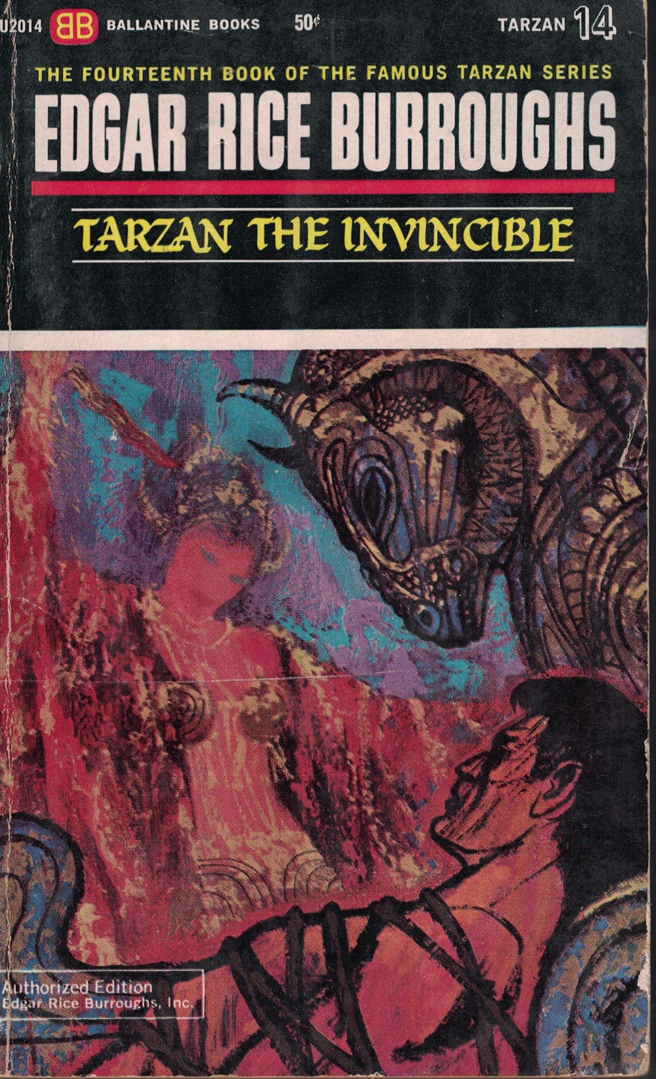 Tarzan The Invincible #14 (Ballantine U2014) March 1964 by Edgar Rice ...