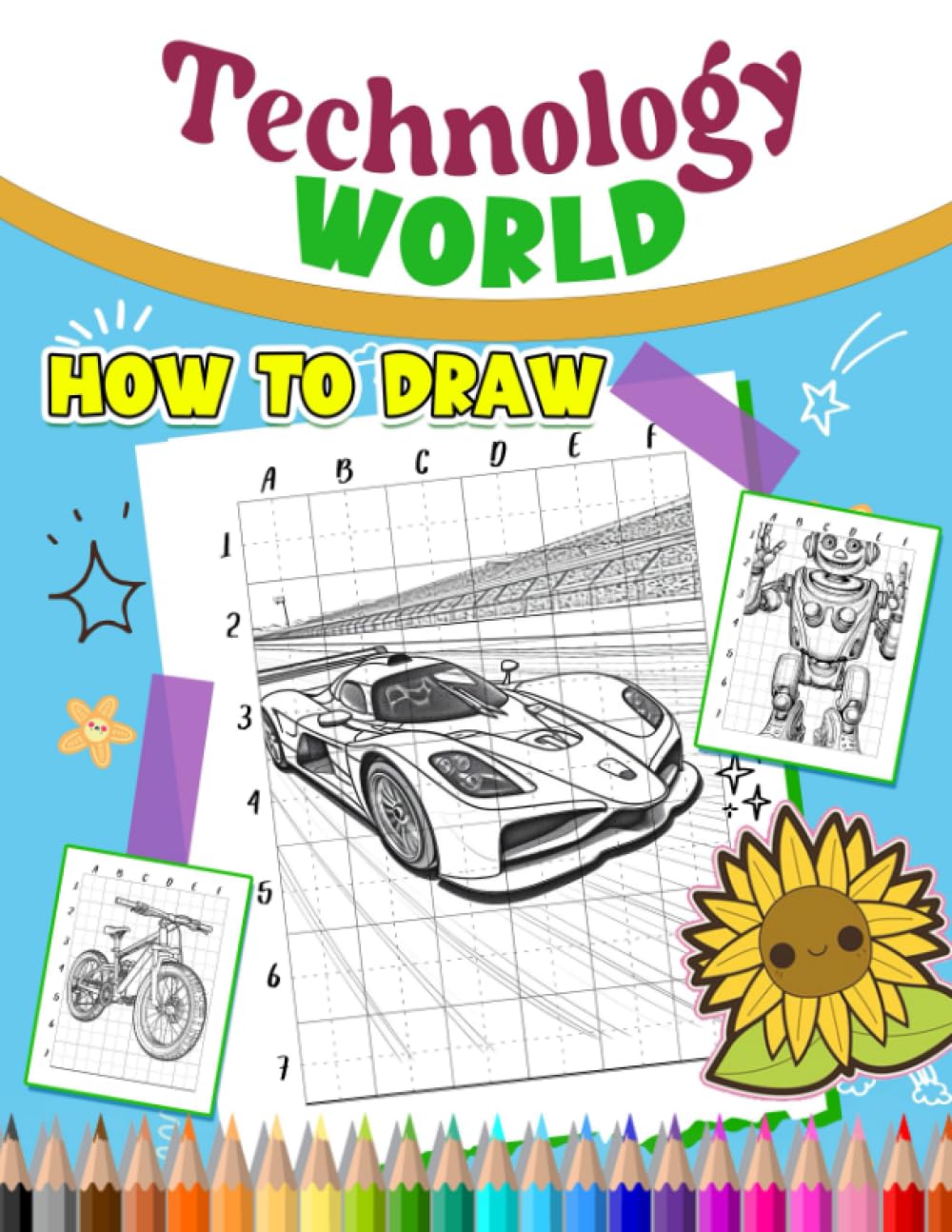 How To Draw Technology World: Step-by-Step Drawing Guide for Young ...