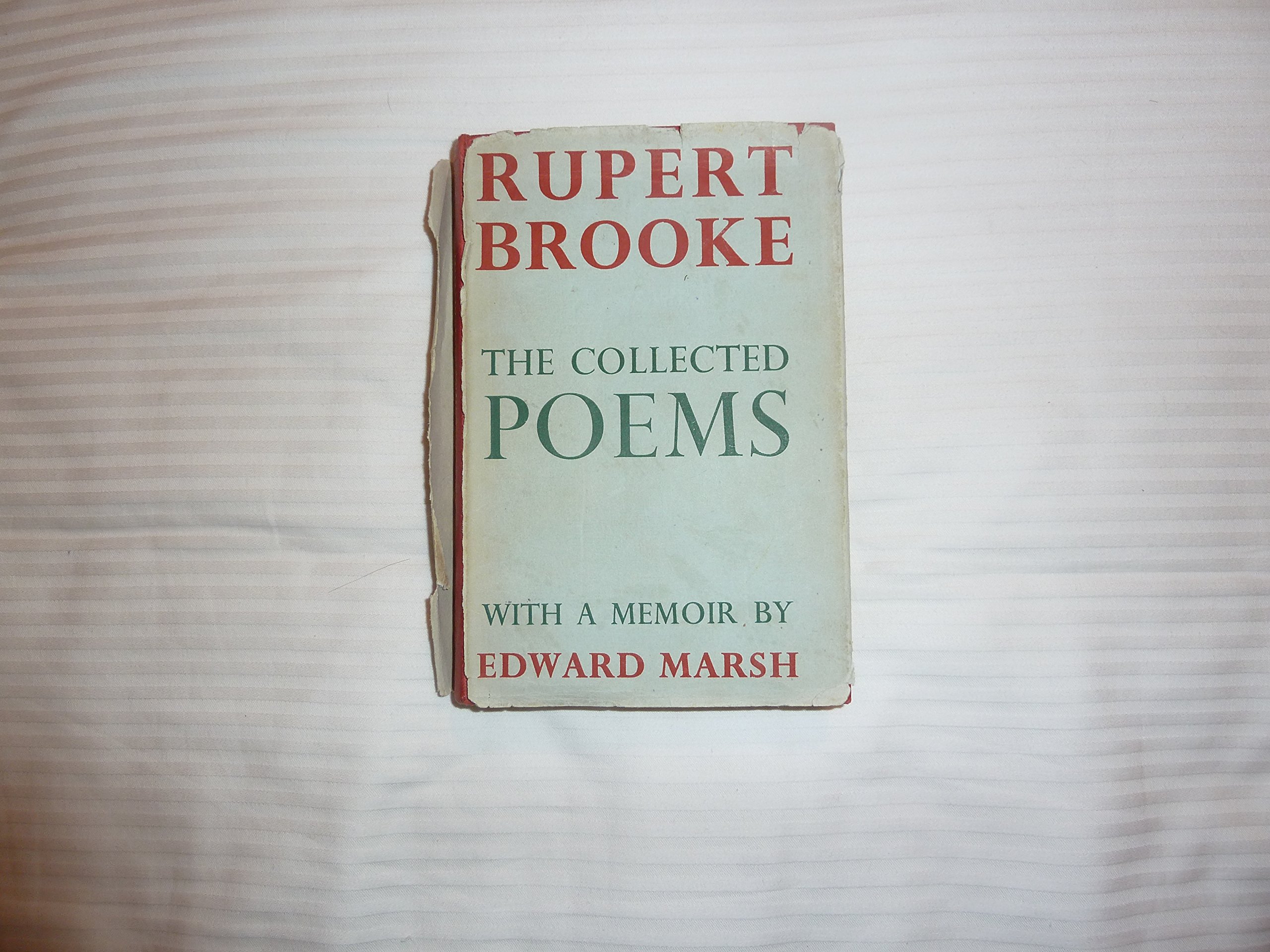 Rupert Brooke, The Collected Poems With a Memoir by Edward Marsh by Rupert Brooke | Goodreads