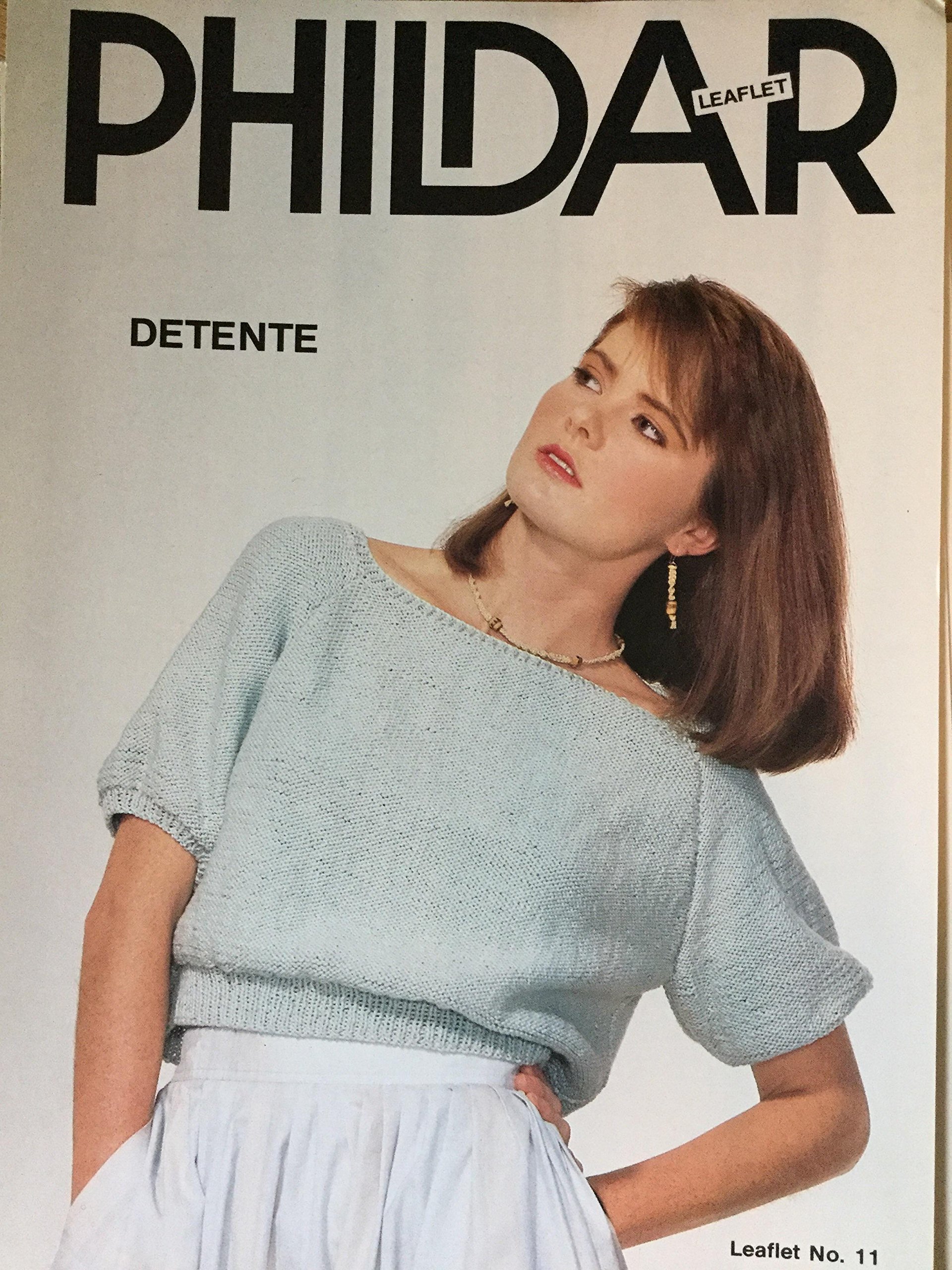 Phildar Detente Leaflet No. 11 Knitting Pattern for Raglan Pullover by ...