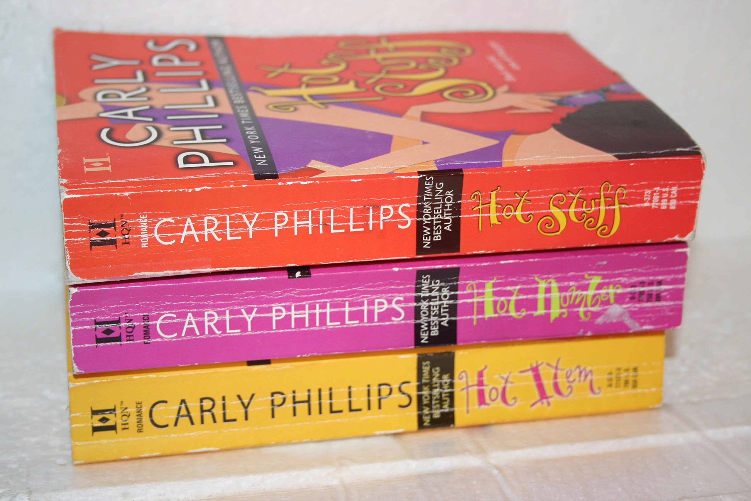 Carly Phillips 3-book set: Hot Item; Hot Number & Hot Stuff by Carly ...