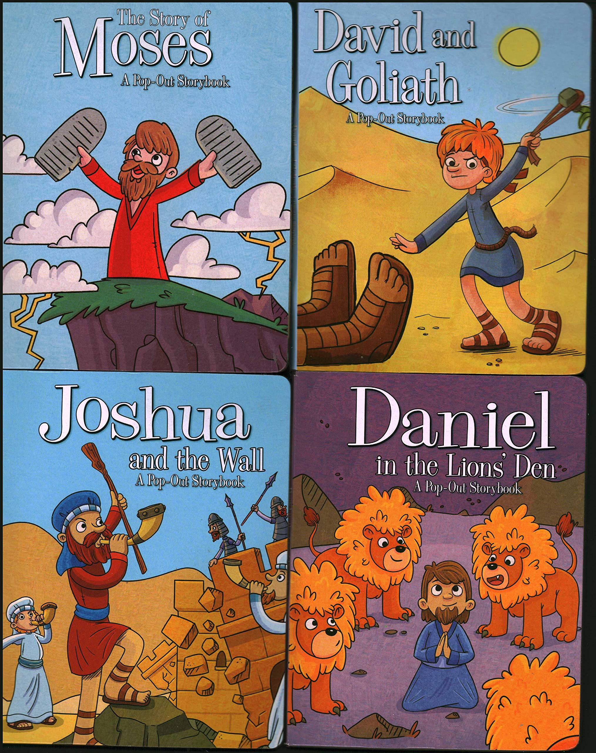 The Story of Moses / David and Goliath / Joshua and the Wall / Daniel ...