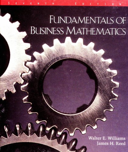 Fundamentals of Business Mathematics by James H. Reed | Goodreads