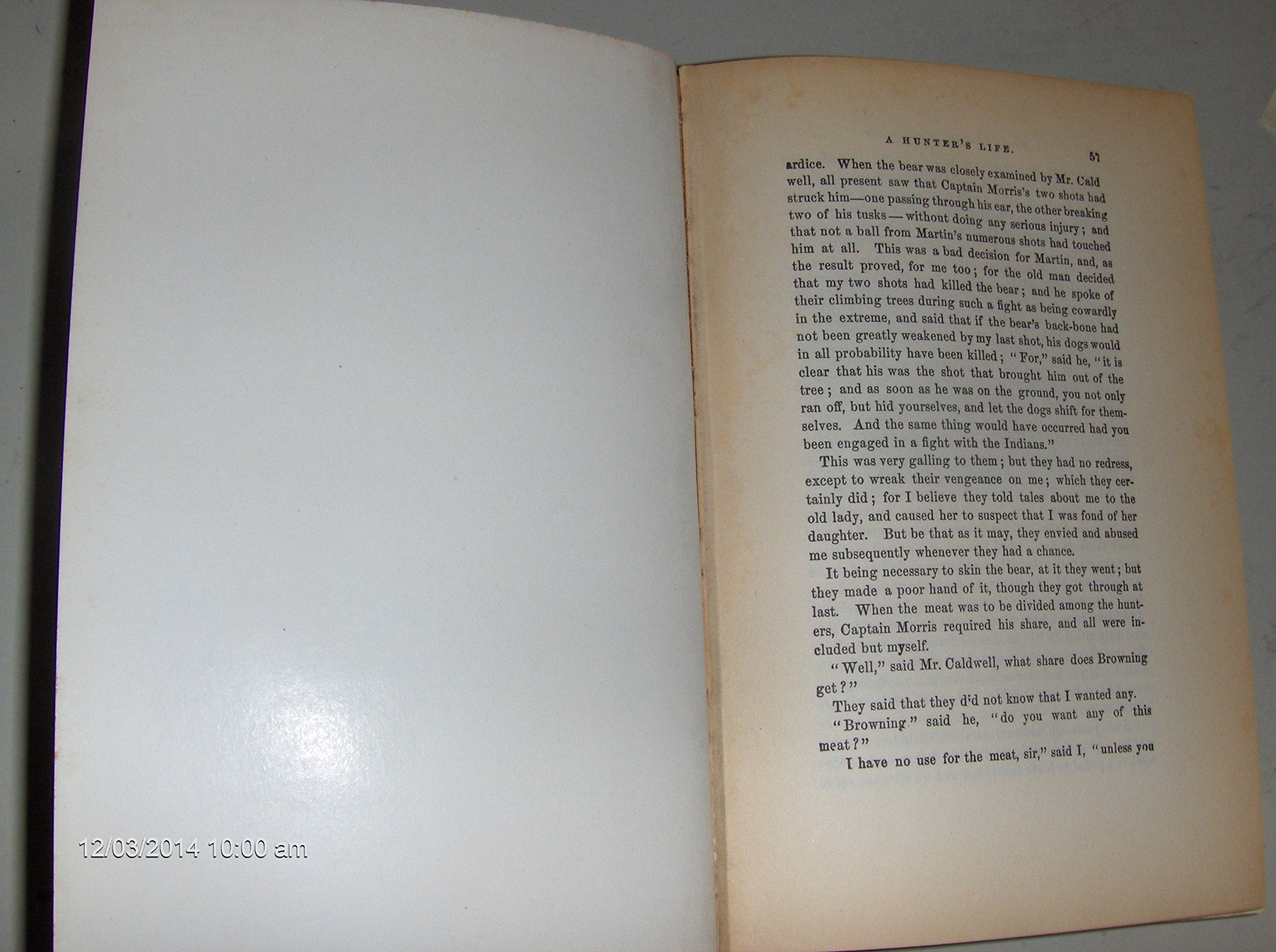 Forty-Four Years of The Life of the Hunter, 1928 Edition by Meshach ...