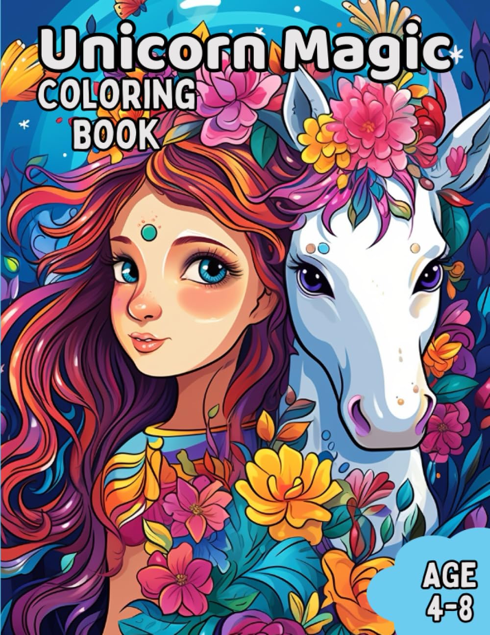 Unicorn Magic Coloring Book: Adorable Unicorn Magic Coloring Book for ...