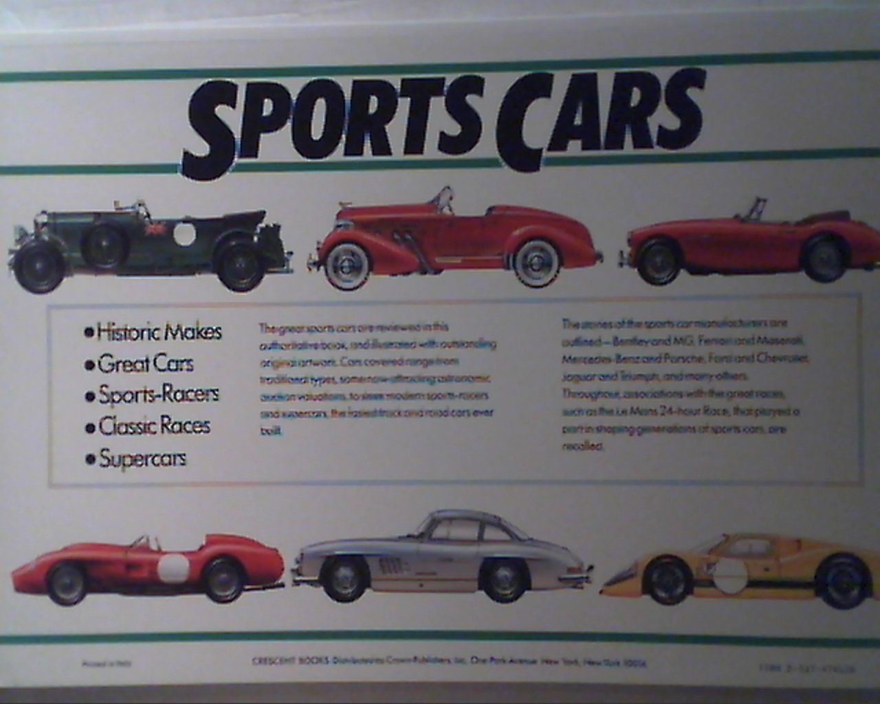 Sports Cars Poster Book by Rh Value Publishing | Goodreads