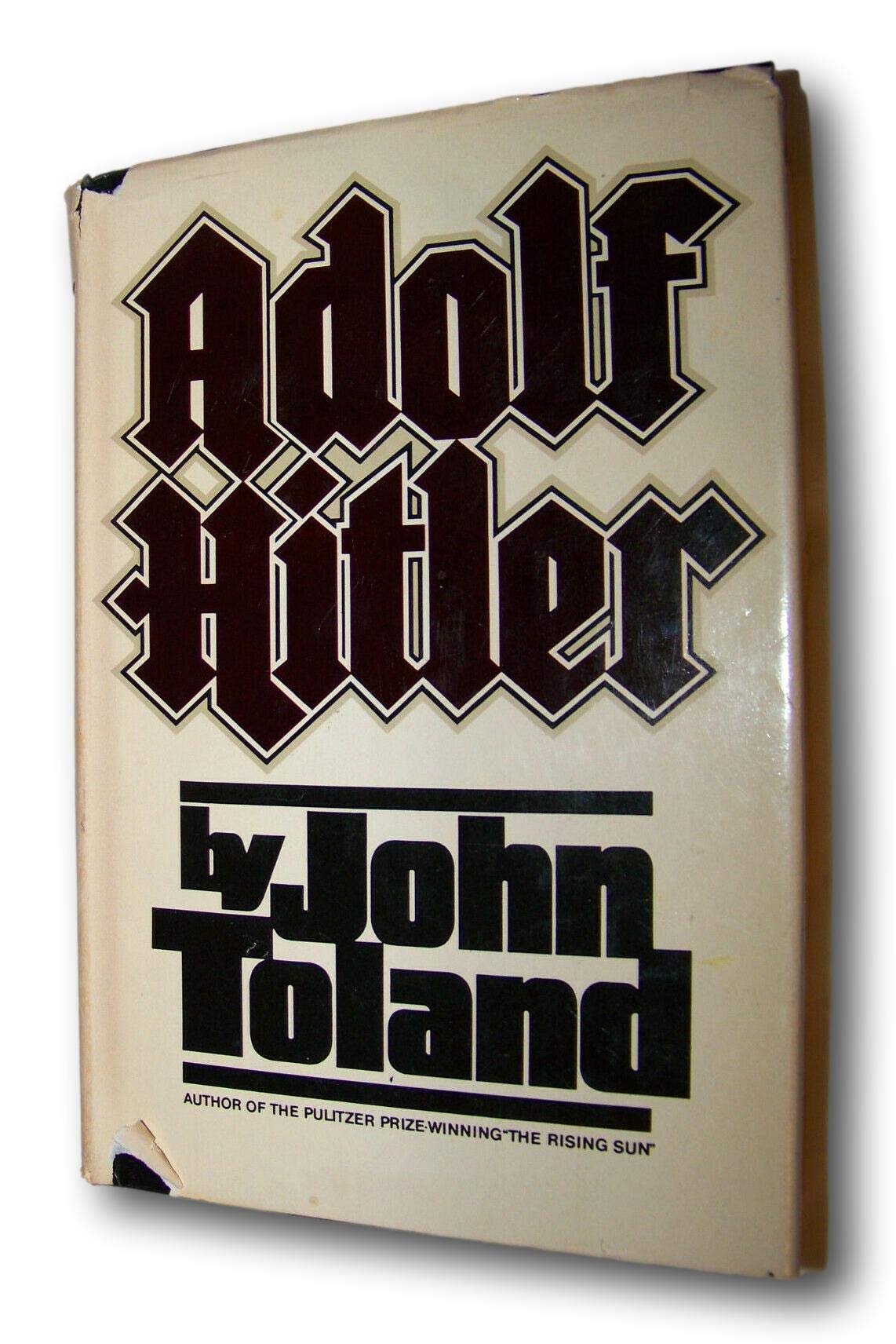 Rare 1976 HB Book ADOLF HITLER VOLUME I by JOHN TOLAND; BIOGRAPHY, NAZI ...