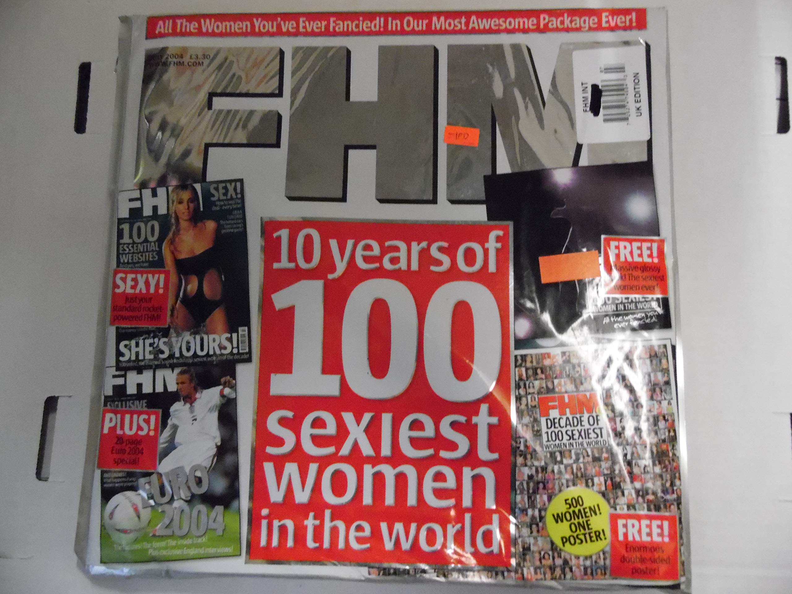 FHM Magazine 10 Years Of 100 Sexiest Women In The World July 2004 by ...