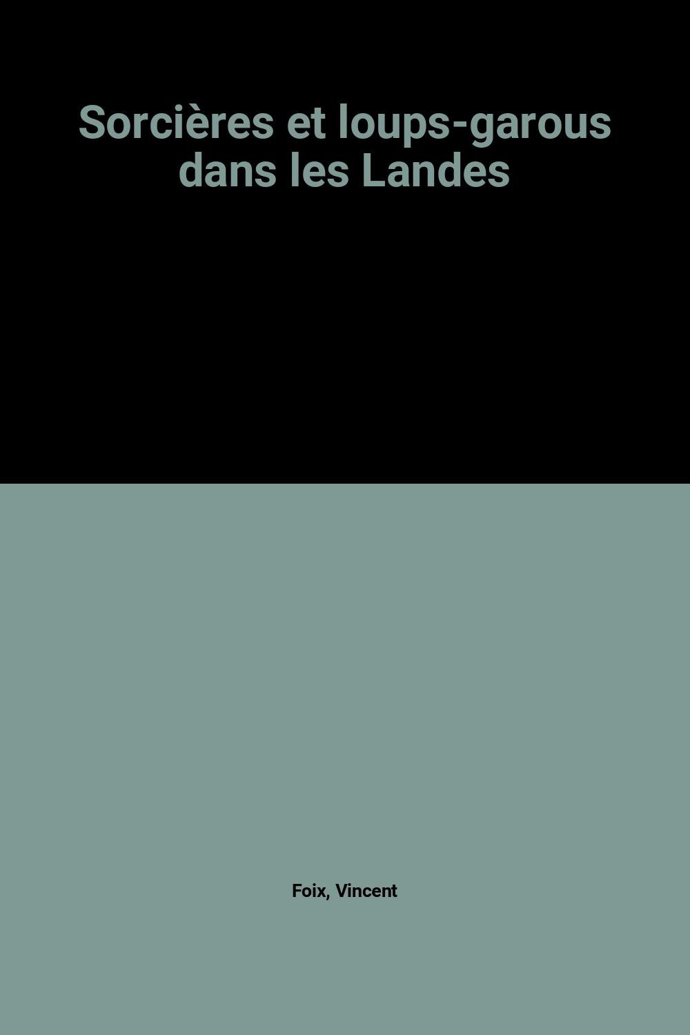 Sorcières et loups-garous dans les Landes by Vincent Foix | Goodreads