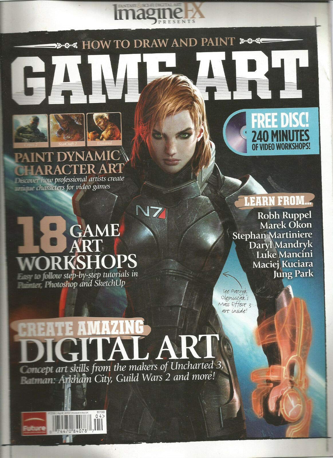 IMAGINE FX presents HOW TO DRAW AND PAINT GAME ART "MAGAZINE ONLY NO ...