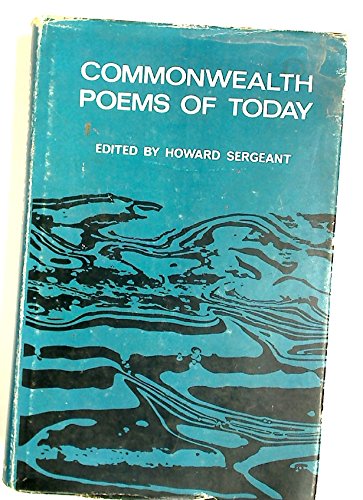 Commonwealth Poems of Today by Howard Sergeant | Goodreads