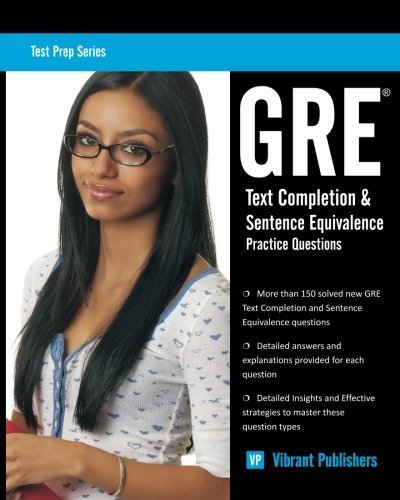 GRE Text Completion and Sentence Equivalence Practice Questions (Test ...