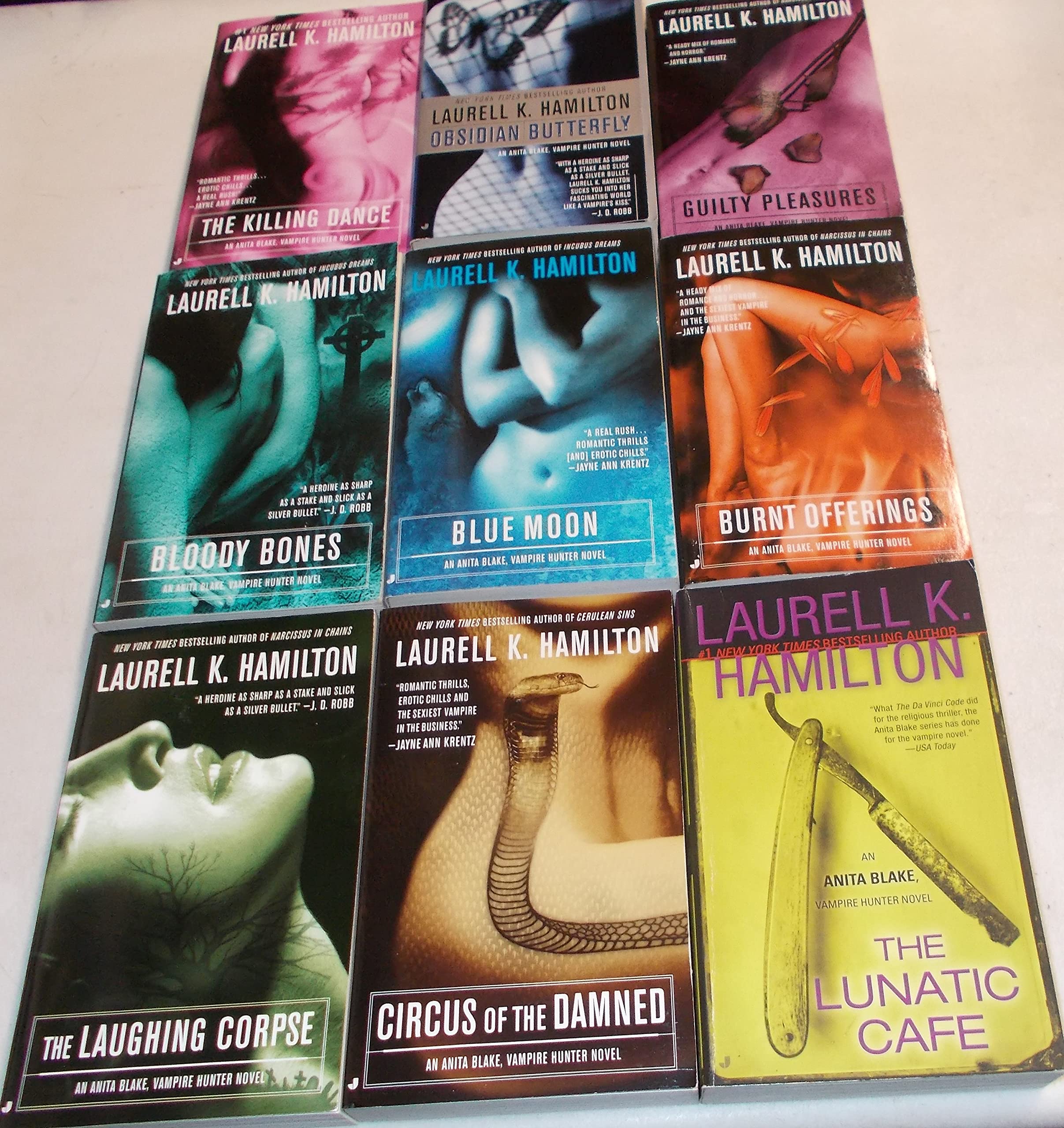 Guilty Pleasures/Laughing Corpse/Circus of the Damned/Lunatic Cafe/Bloody Bones/Killing Dance ...