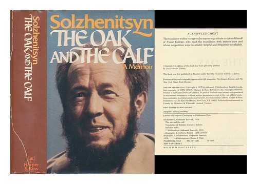 The oak and the calf : sketches of literary life in the Soviet Union ...
