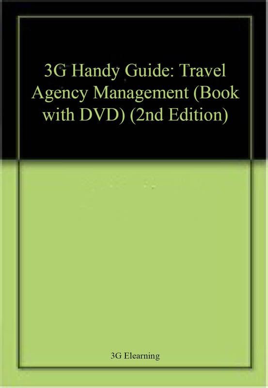 3G Handy Guide: Travel Agency Management (Book with DVD) by 3G ...