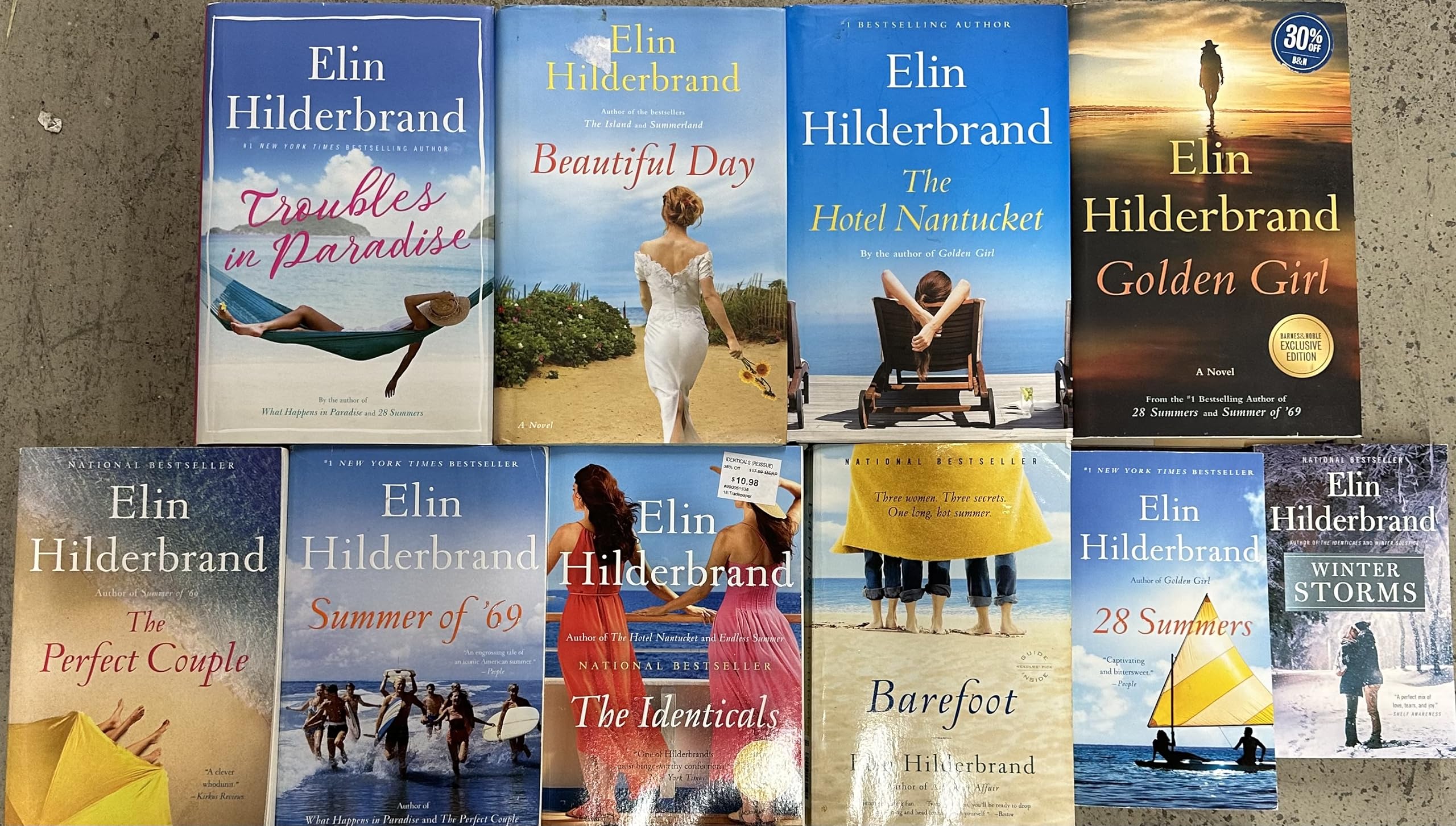 Elin Hilderbrand Fiction Collection 10 Book Set by Elin Hilderbrand ...