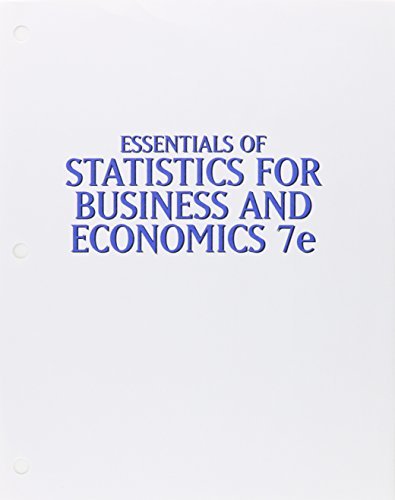 Bundle: Essentials of Statistics for Business and Economics, 7th + LMS ...