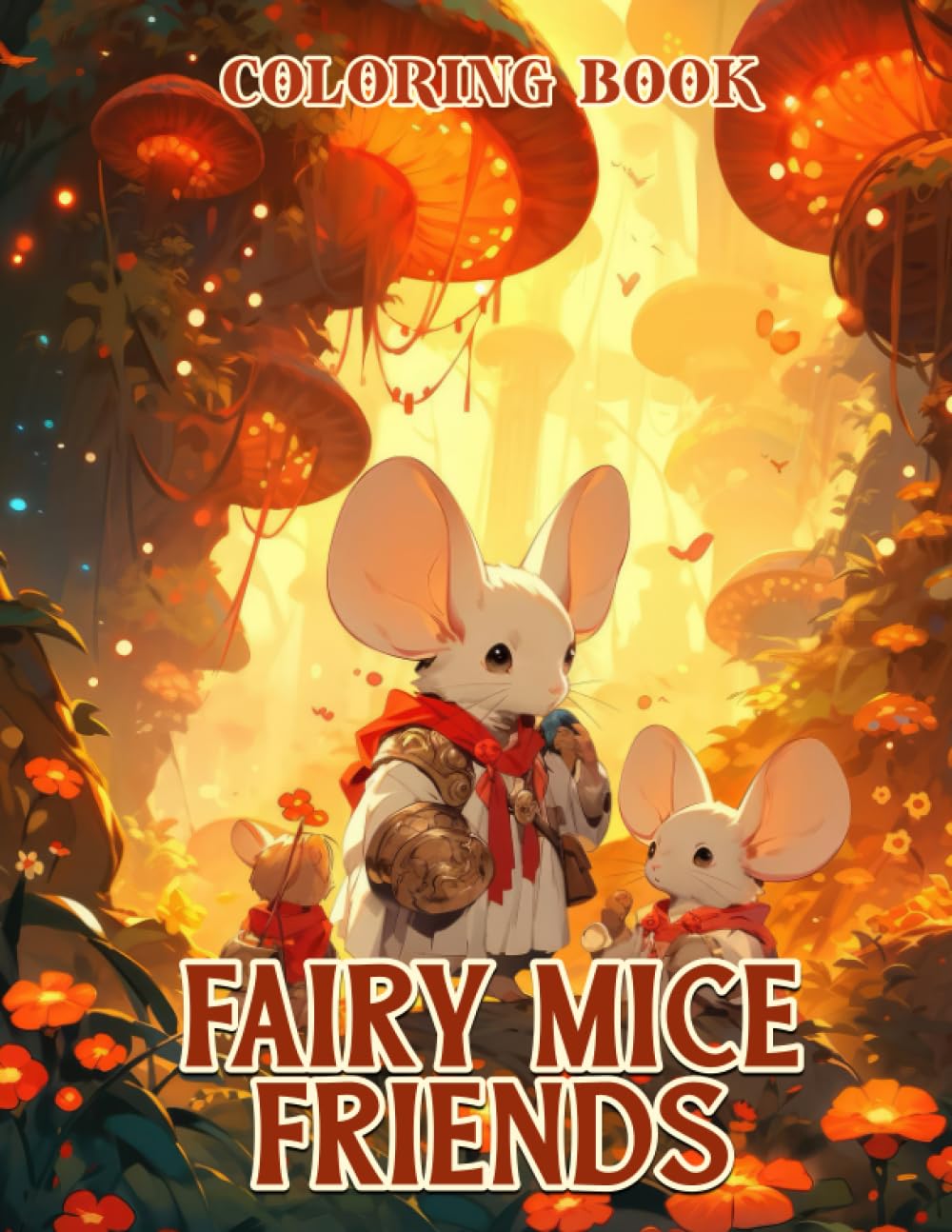 Fairy Mice Friends Coloring Book: Journey into a World of Imagination ...