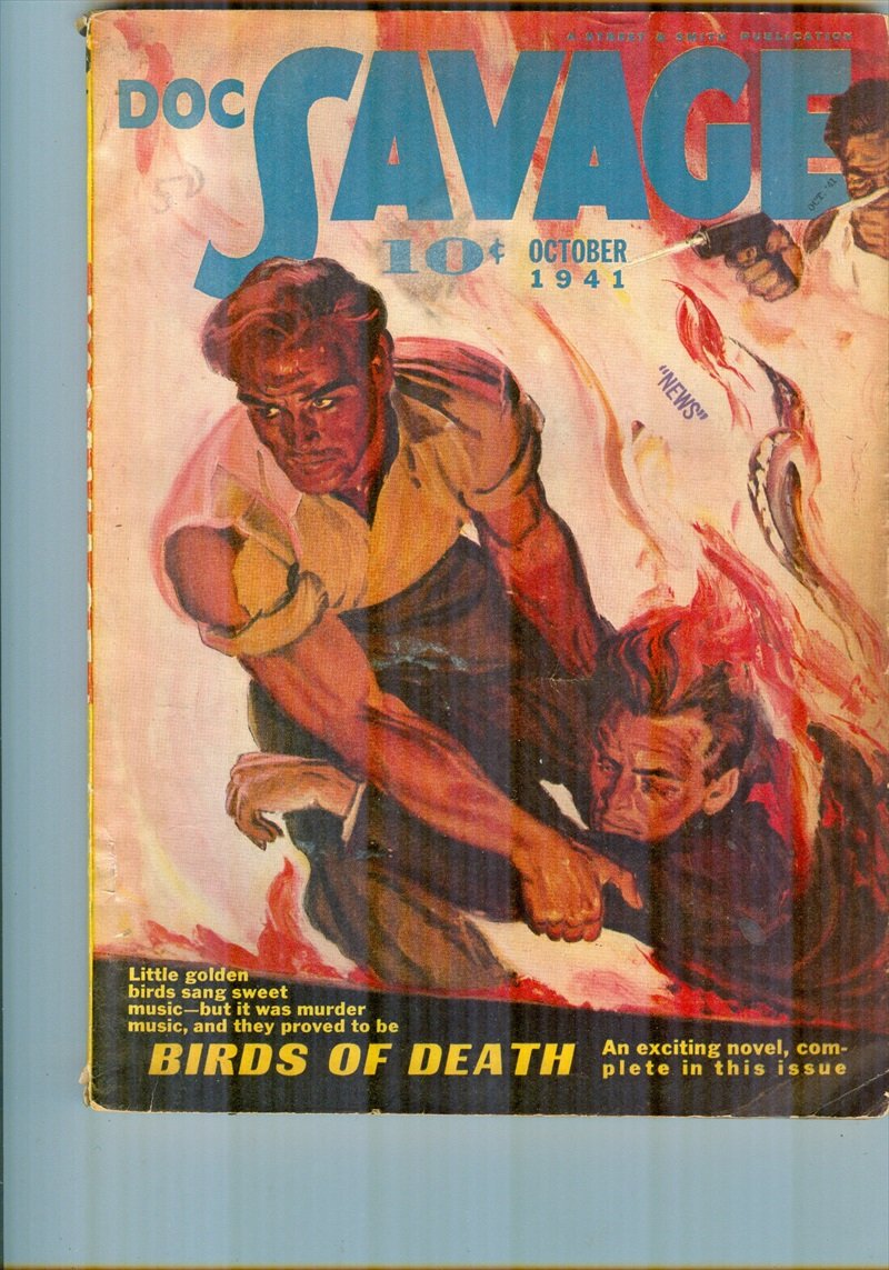 Doc Savage. October 1941. 'Birds of Death' by Kenneth Robeson | Goodreads