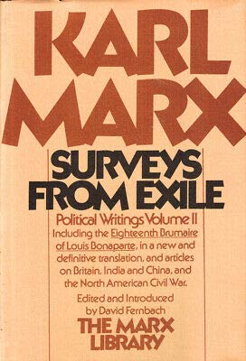 Karl Marx 1st edit/1 print Surveys From Exile 1973 [Hardcover] Marx ...