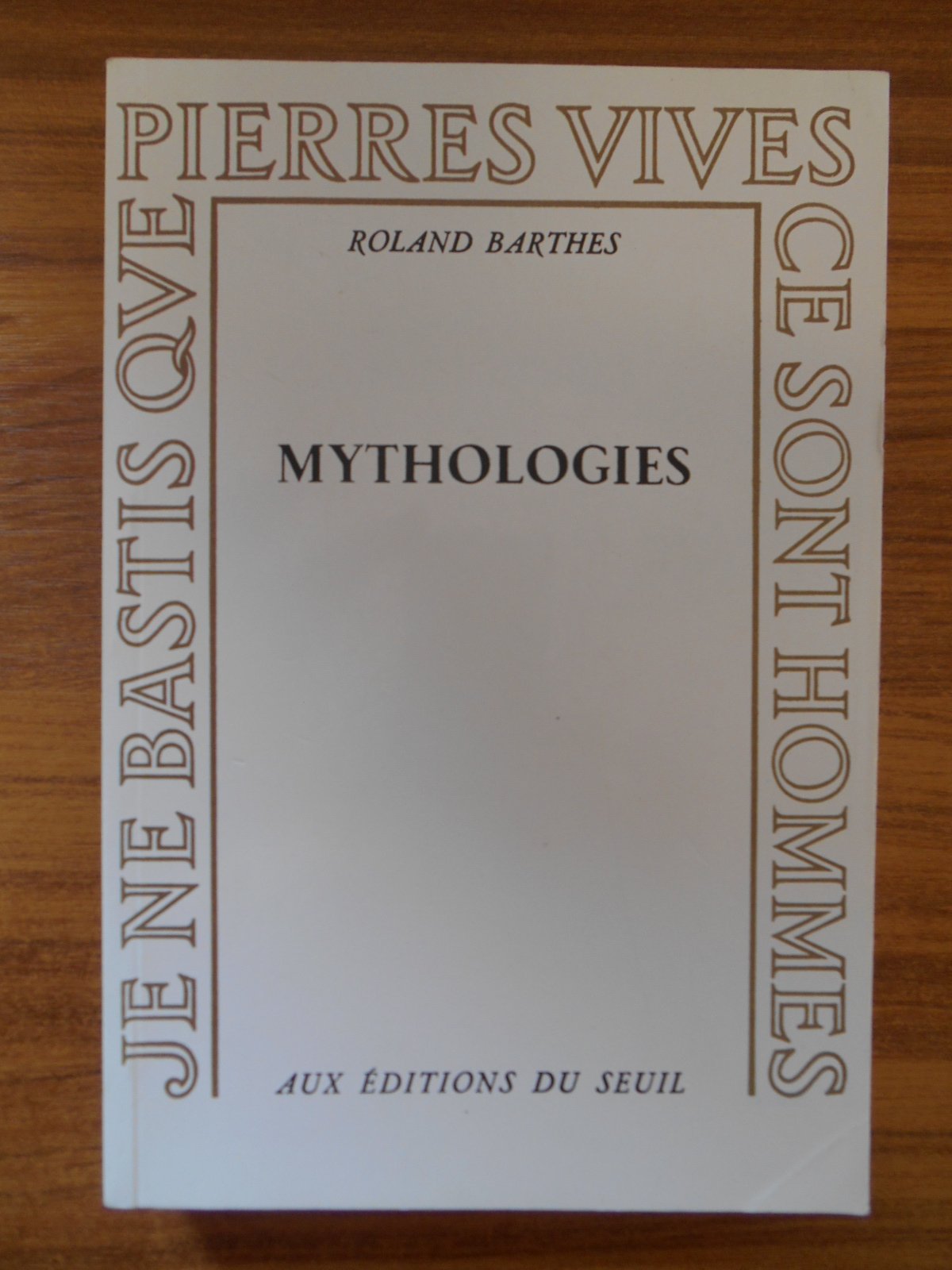 Mythologies by Roland Barthes | Goodreads