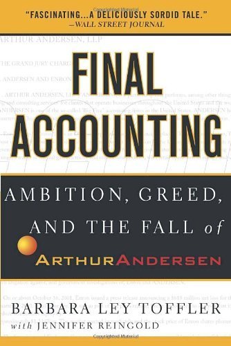 Final Accounting by Toffler, Barbara Ley, Reingold, Jennifer. (Crown ...
