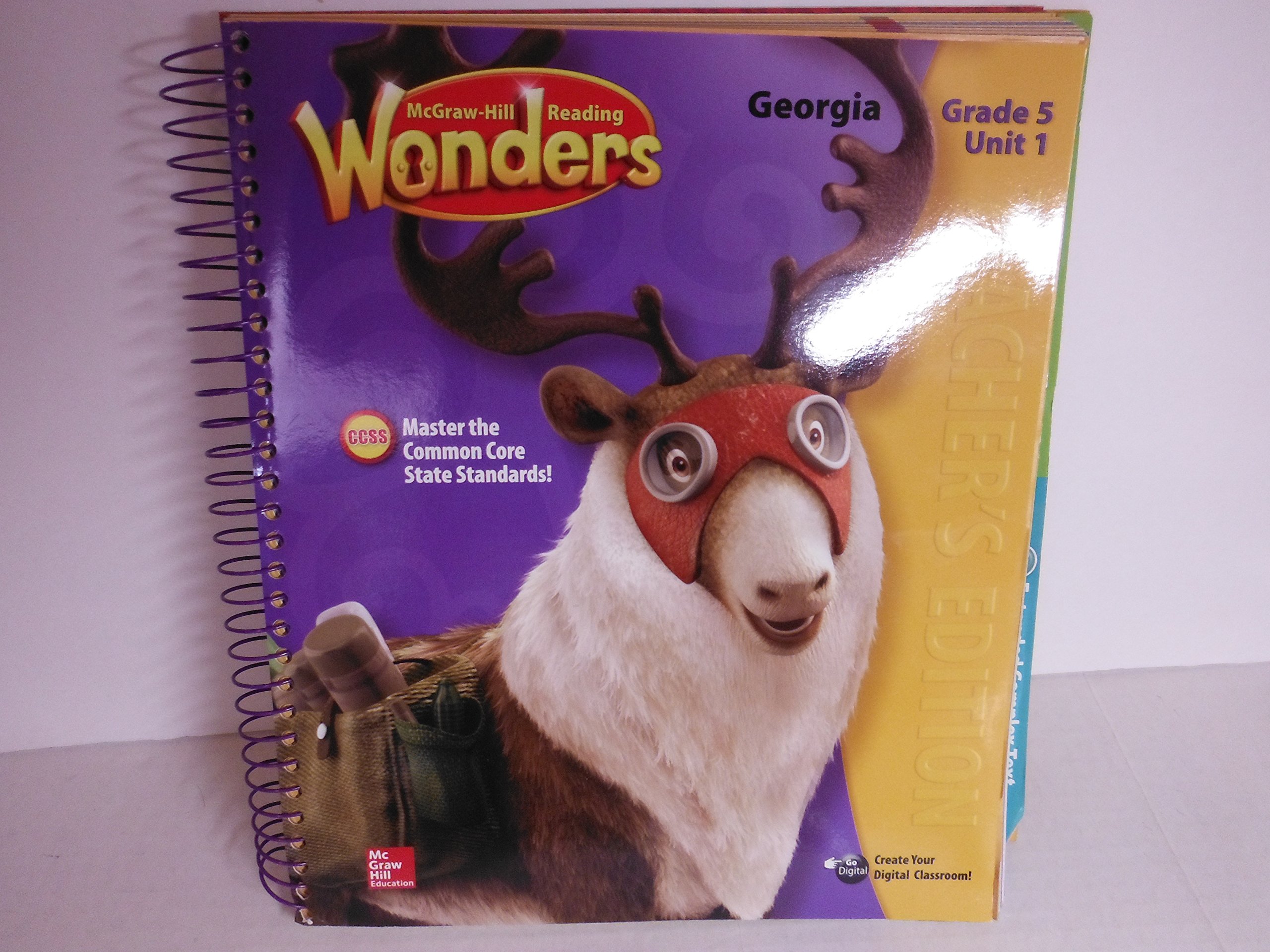 McGraw Hill Reading Wonders Georgia Teacher s Edition Grade 5 Unit 1 By