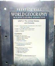 Prentice Hall World Geography: Building A Global Perspective Unit 2 The ...