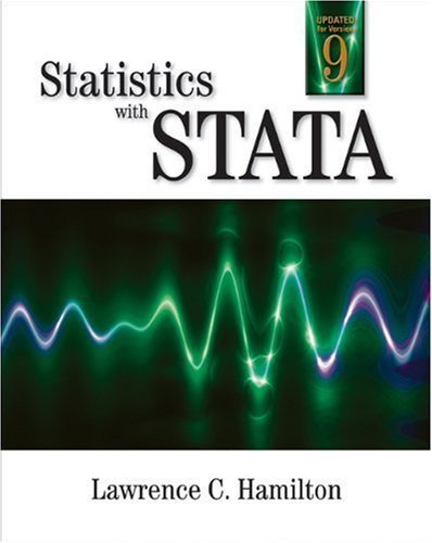 Statistics with STATA by Lawrence C. Hamilton by Lawrence C. Hamilton ...