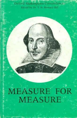 Measure for measure by SHAKESPEARE - Howard-Hill T.H. (edited by ...