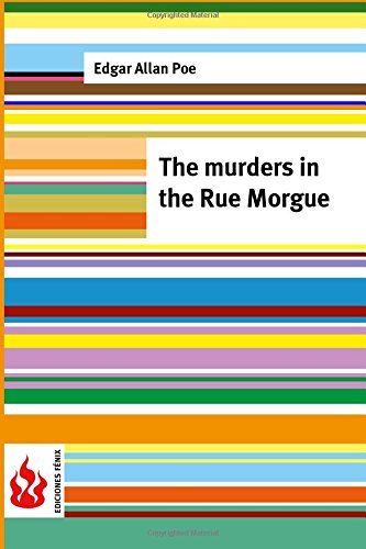 The murders in the Rue Morgue: (low cost). limited edition by Edgar ...