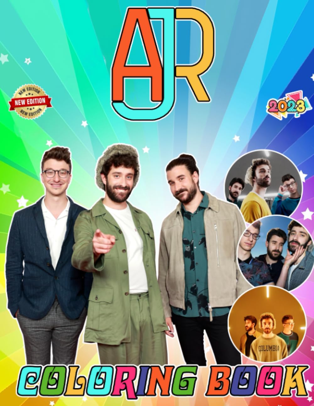 AJR Coloring Book Music Band for Fan Teen Men Women: 20+ Great Coloring ...