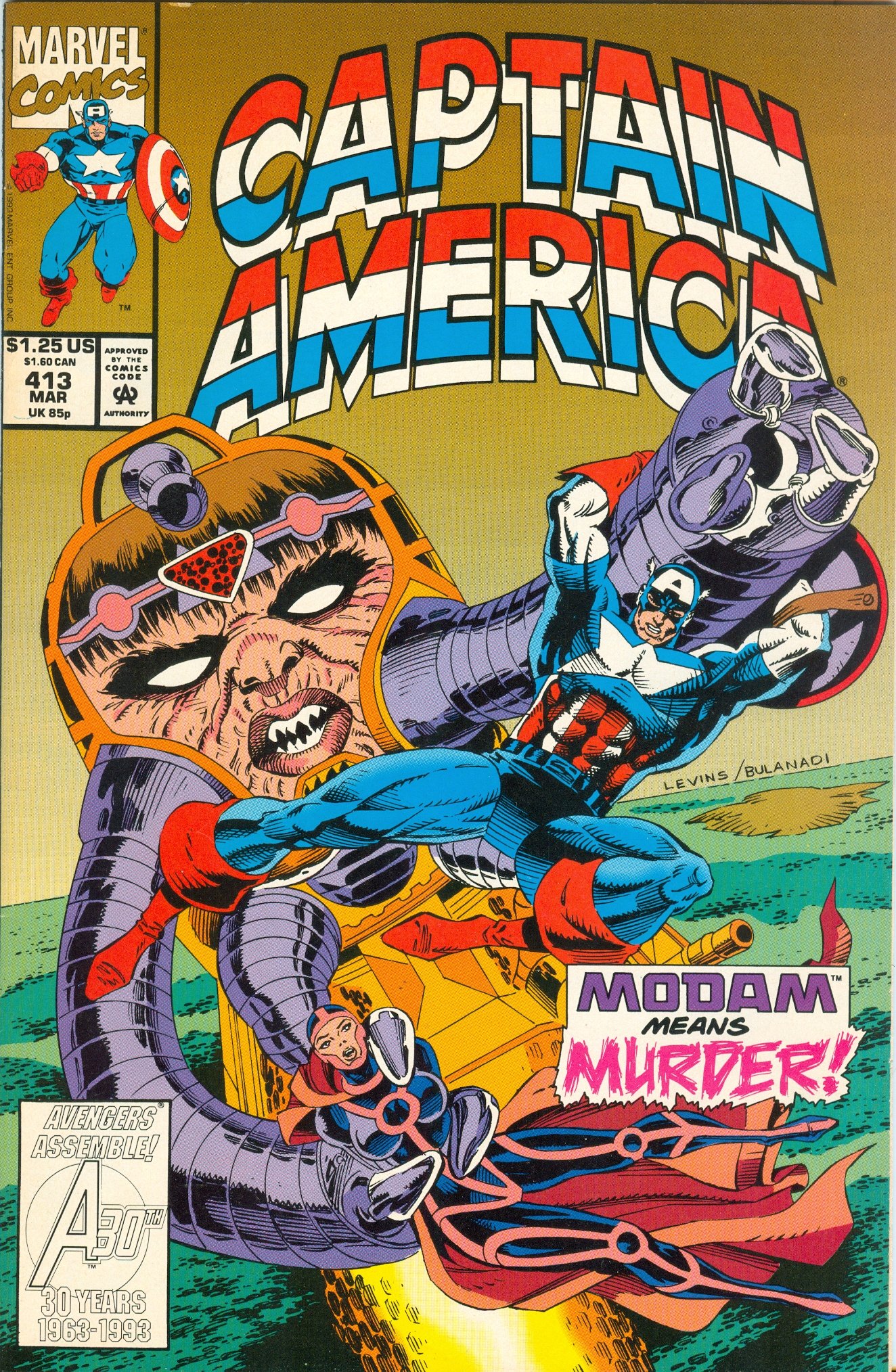 Captain America #413 (Modam Means Murder) by Mark Gruenwald | Goodreads
