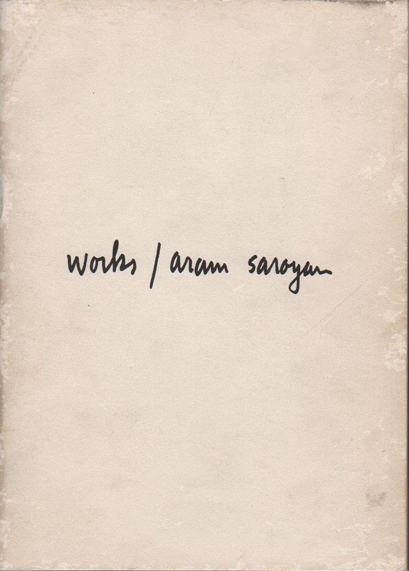 Works: 24 Poems by Aram Saroyan | Goodreads