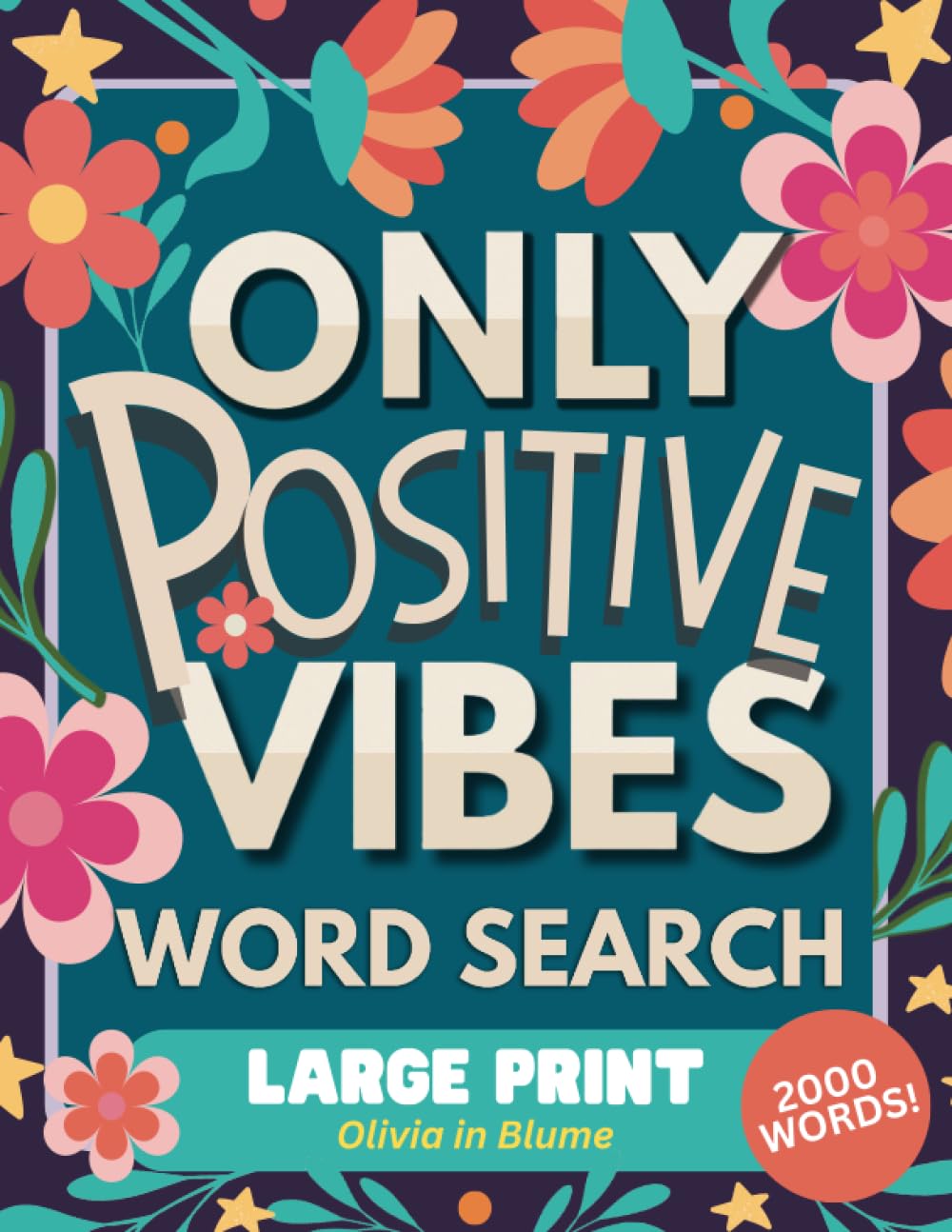 Positive Vibes Word Search: 100 Word Find Puzzles Based on ...