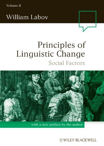 By William Labov: Principles of Linguistic Change, Social Factors ...