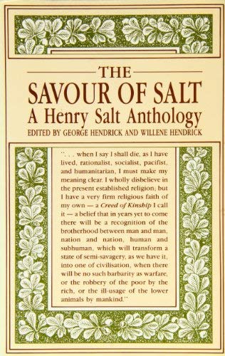 [The Savour of Salt: A Henry Salt Anthology] [Author: Salt, Henry S ...