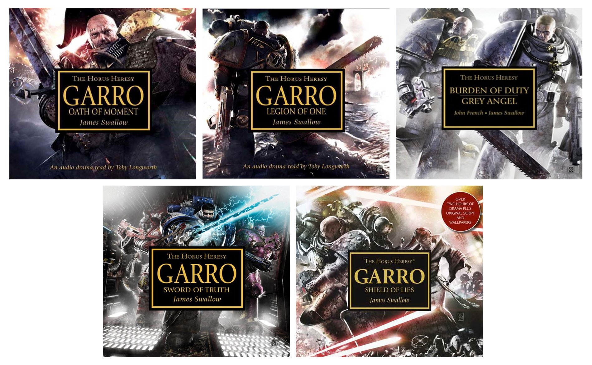 The Horus Heresy: Garro Audio Drama CD Collection Bundle Set of 5: Oath ...