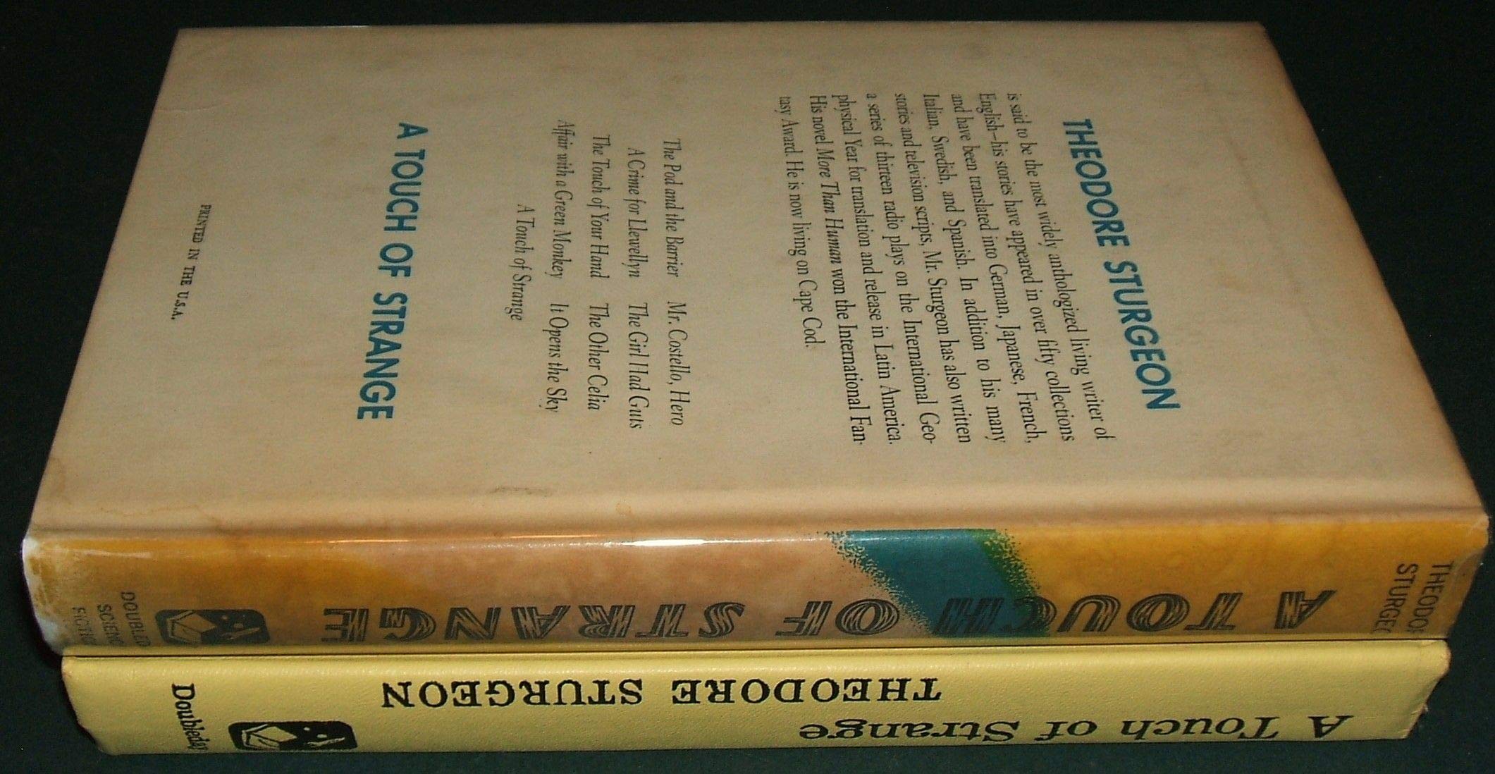 A TOUCH OF STRANGE: The Pod in the Barrier; A Crime for Llewellyn; The ...