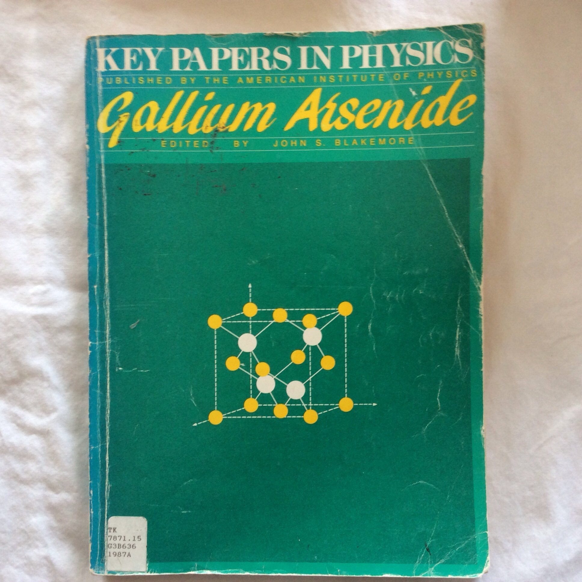 Gallium Arsenide (Key Papers in Physics) by J.S. Blakemore | Goodreads