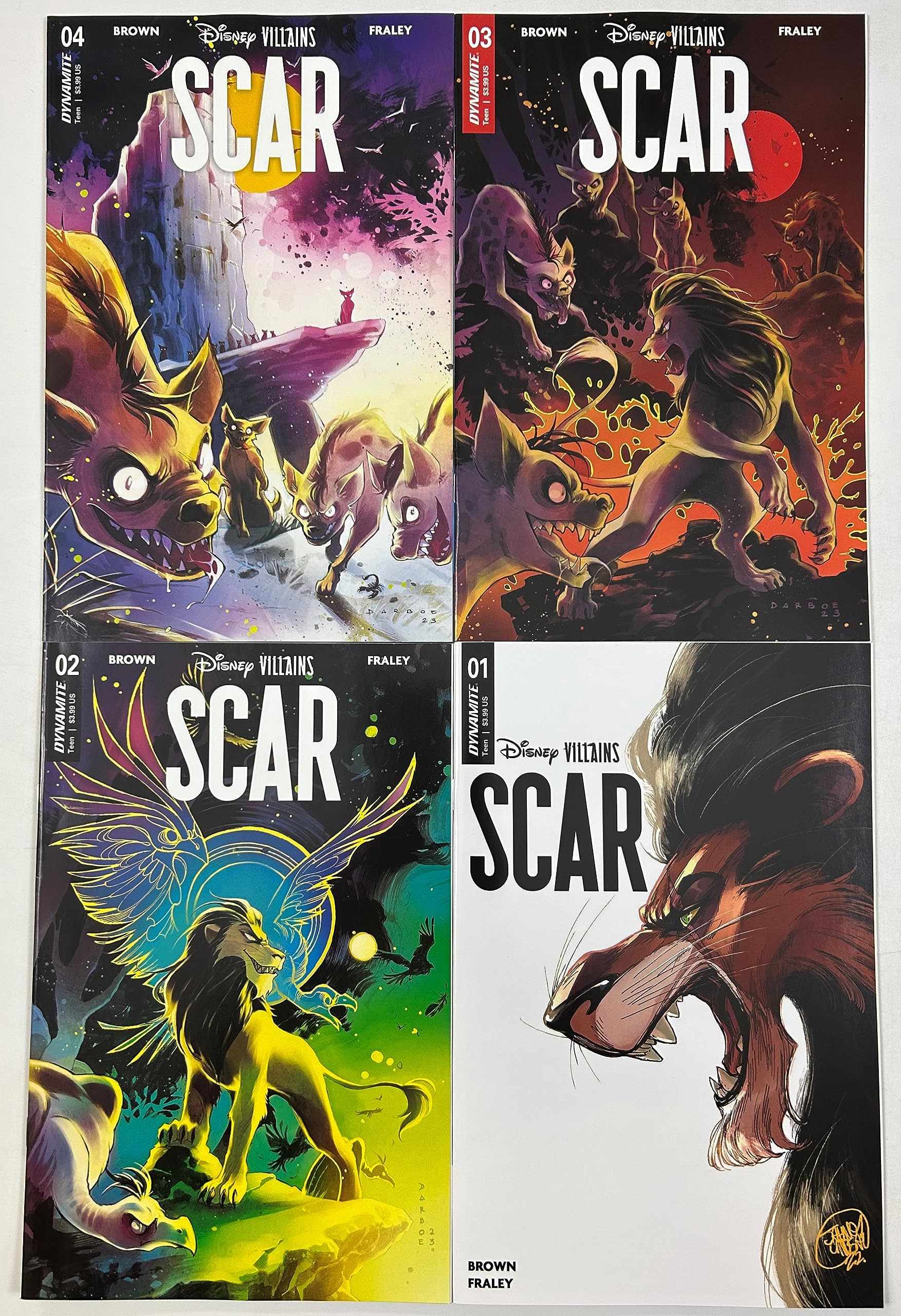 Disney Villains: Scar #1 2 3 4 complete series by Chuck Brown | Goodreads