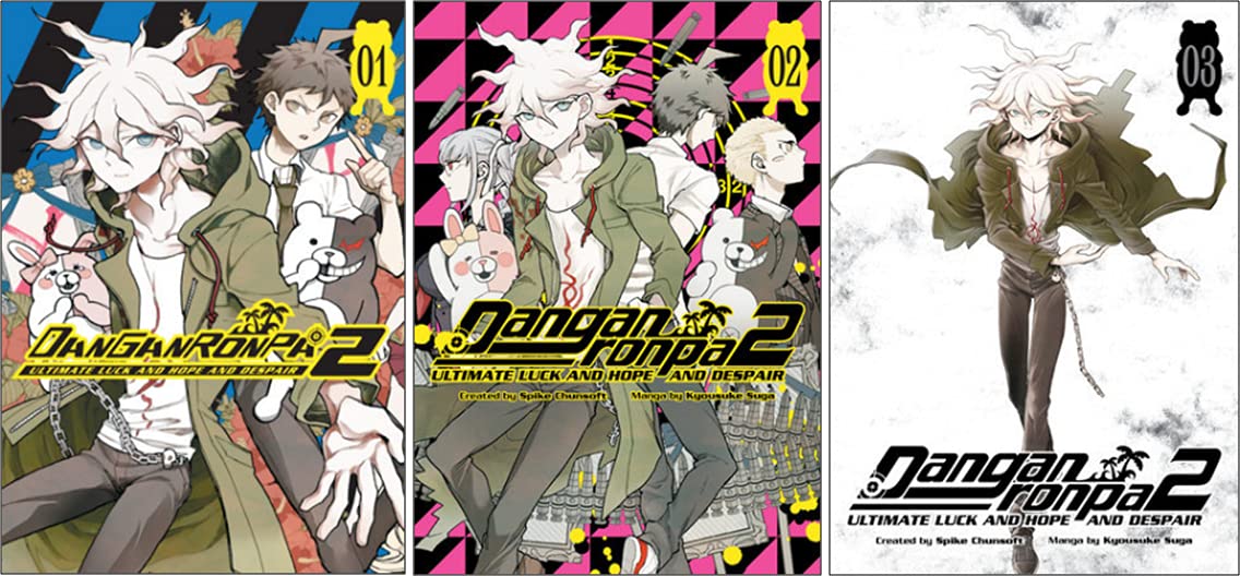 Danganronpa 2 Manga Set: Ultimate Luck and Hope and Despair Vol. 1-3 by ...