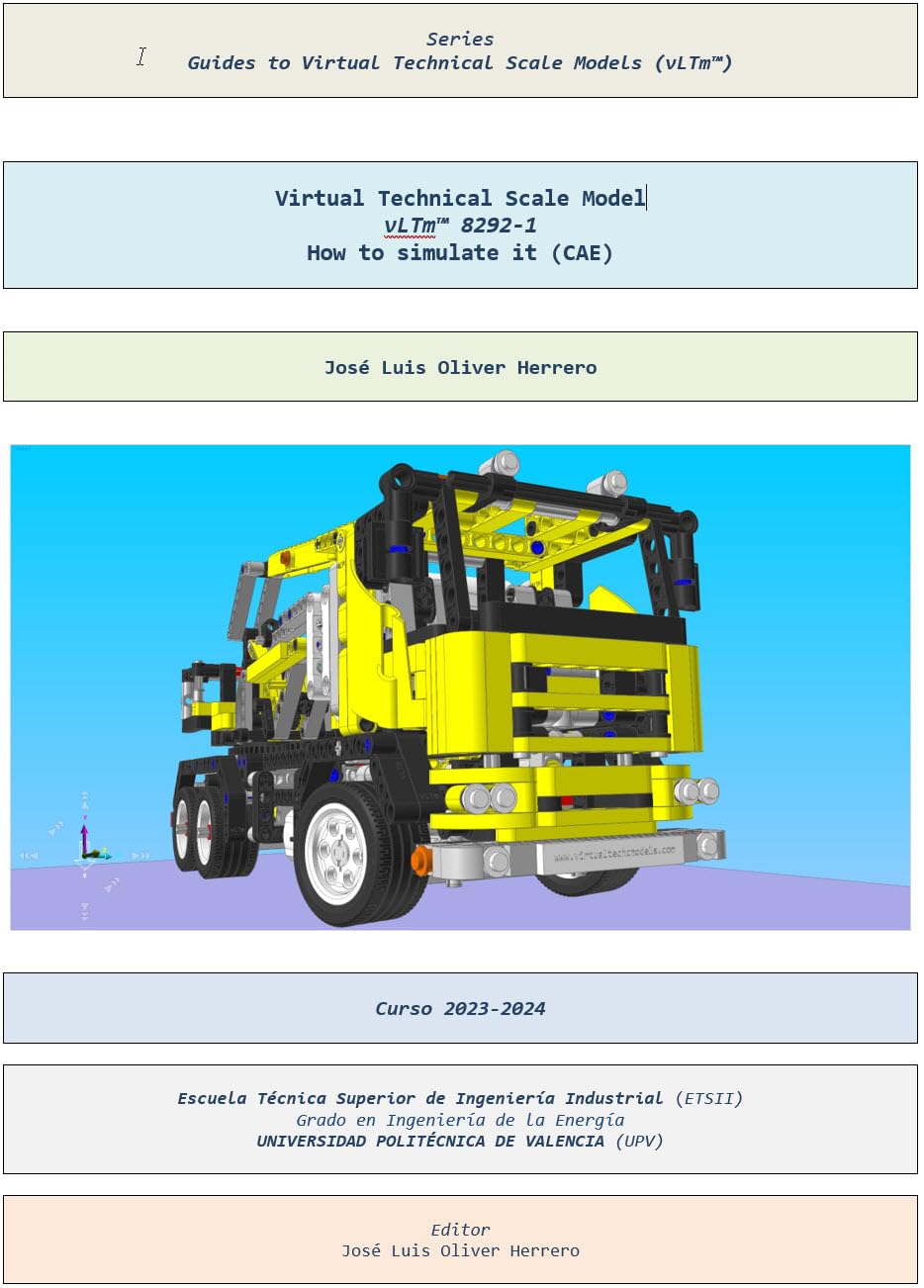 Virtual Technical Scale Model vLTm™ 8292-1. How to simulate it (CAE) (Guides to Virtual ...