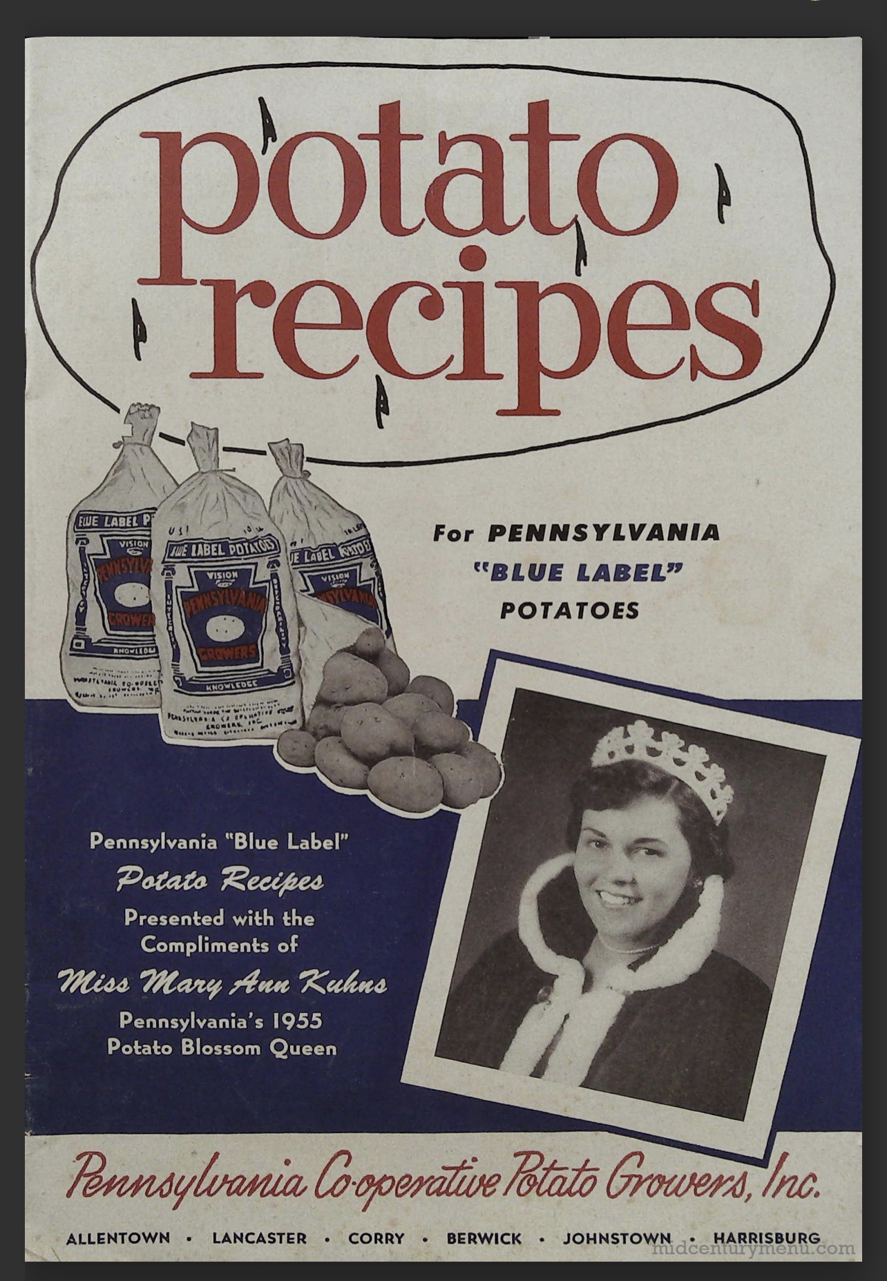 Potato Recipes for Pennsylvania "Blue Label" Potatoes by Various | Goodreads