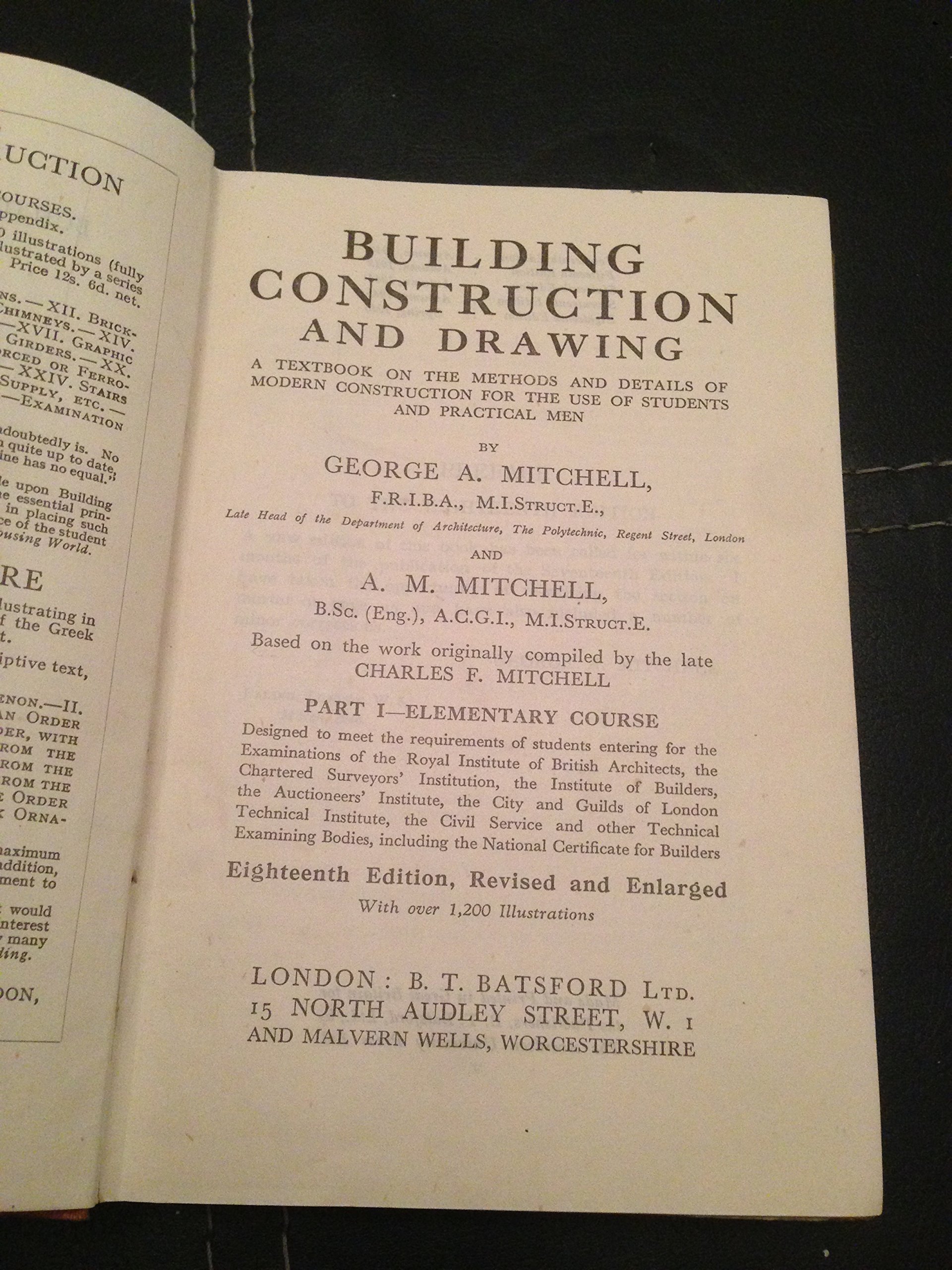 Building construction and drawing: A textbook on the methods and ...