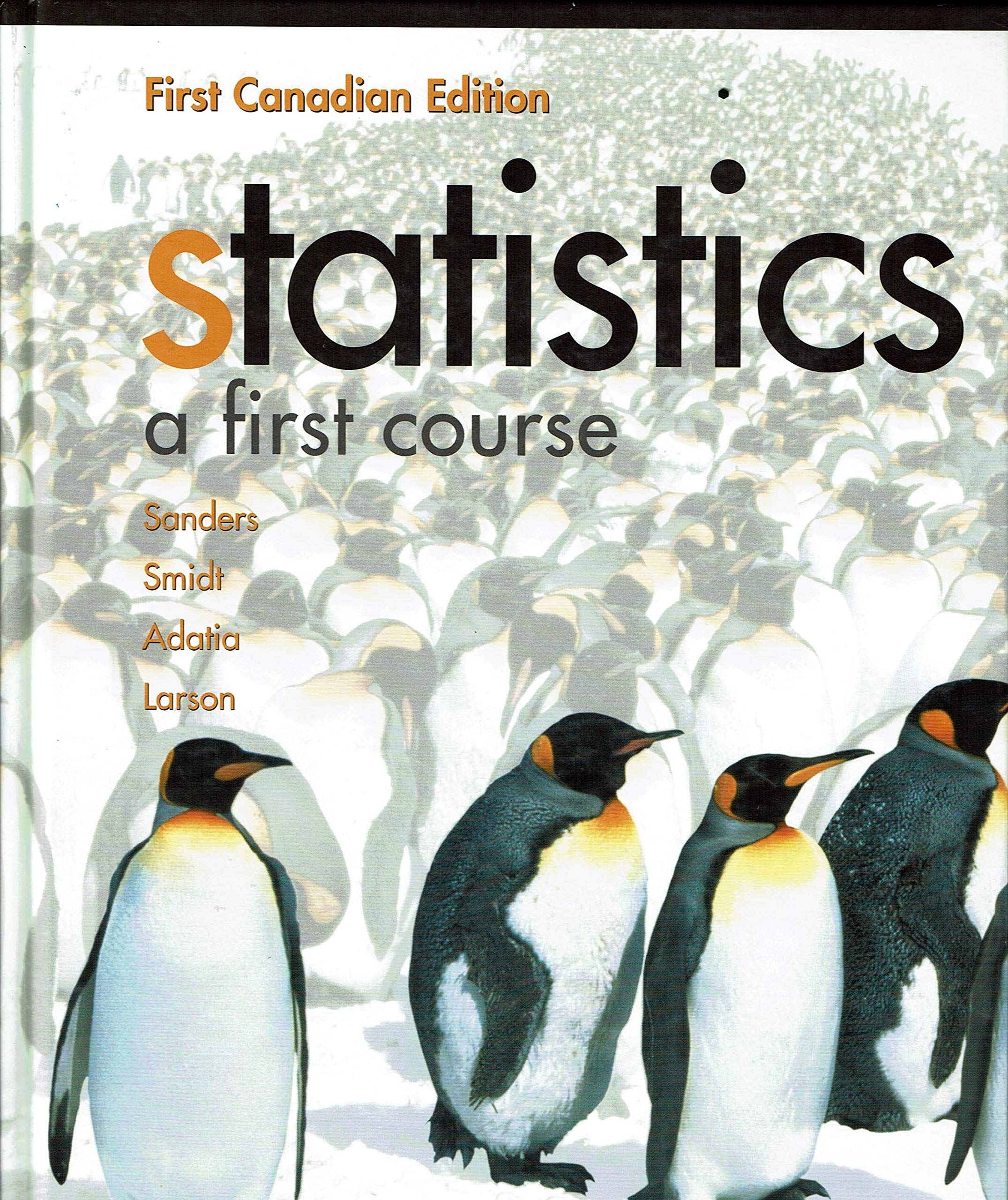 Statistics: A First Course by Donald H. Sanders | Goodreads