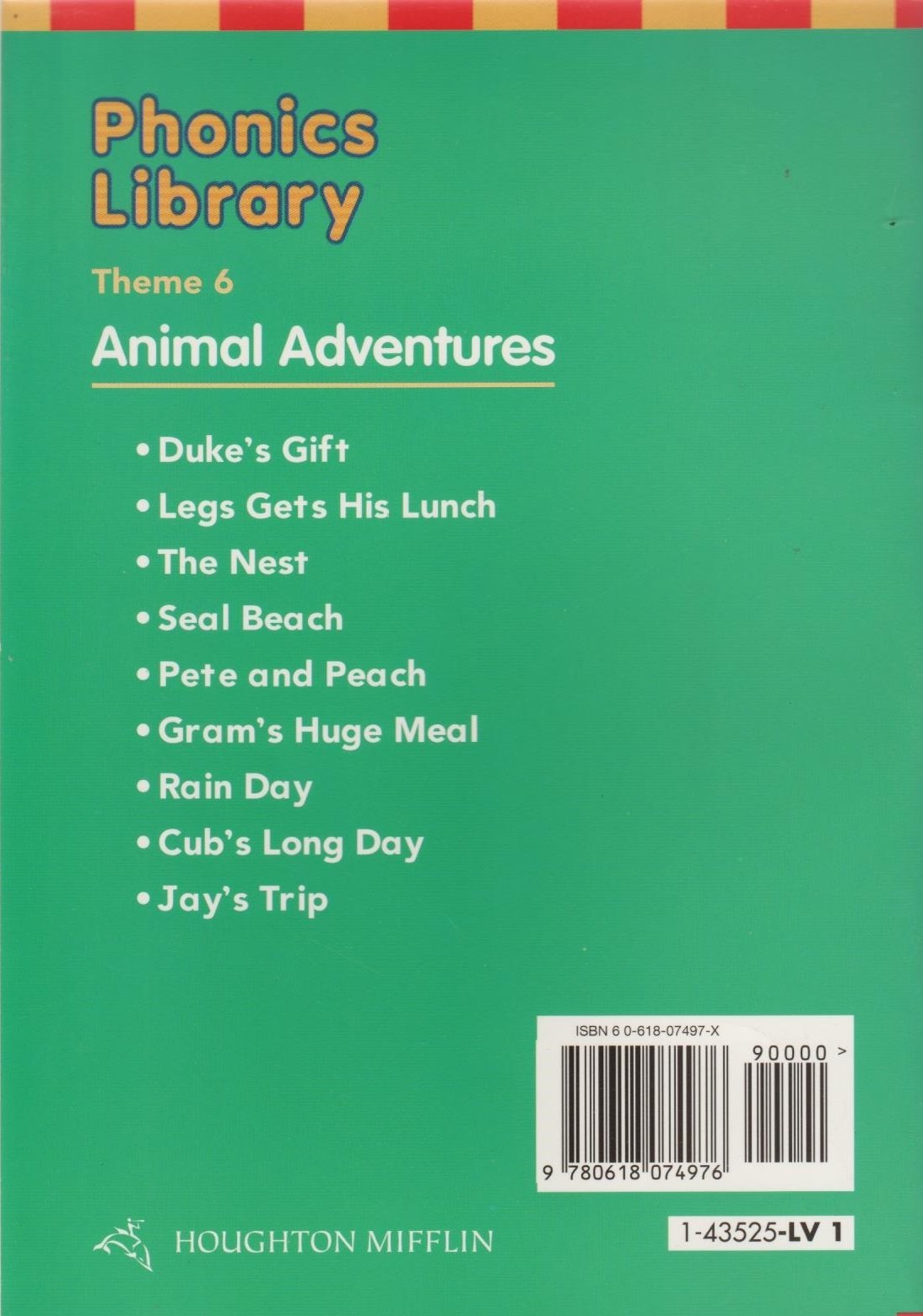 Houghton Mifflin Reading Phonics Library Book: Theme 6 by Houghton Mifflin | Goodreads