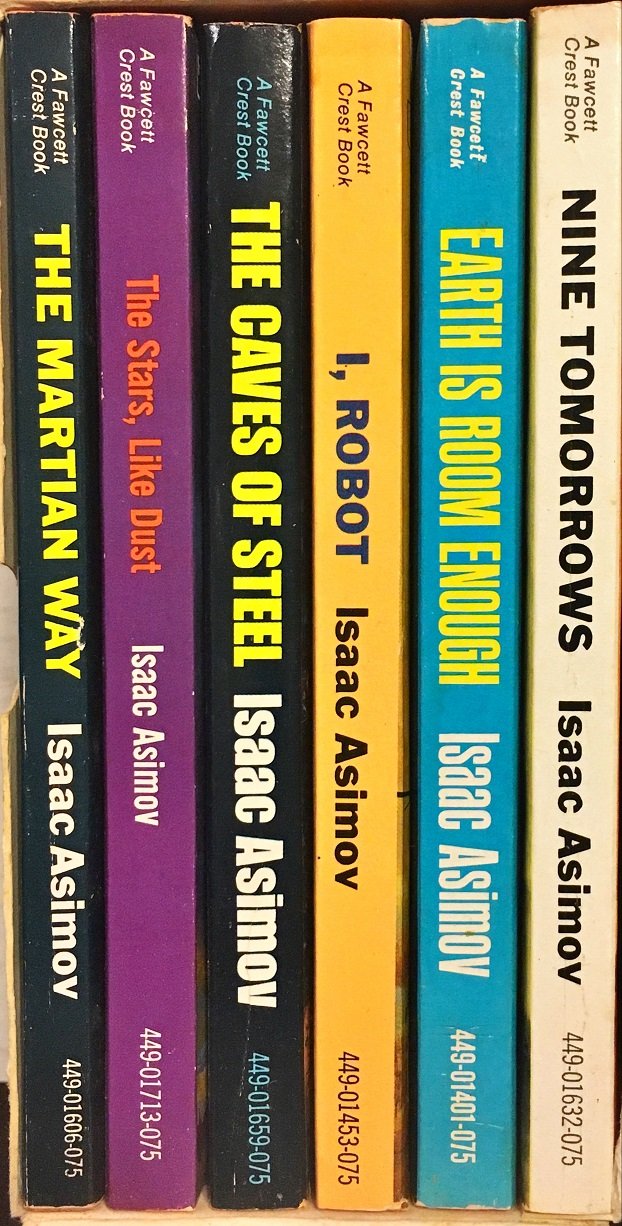 The Isaac Asimov Gift Pack - Earth is Room Enough; I, Robot; Nine Tomorrows; The Caves of Steel ...