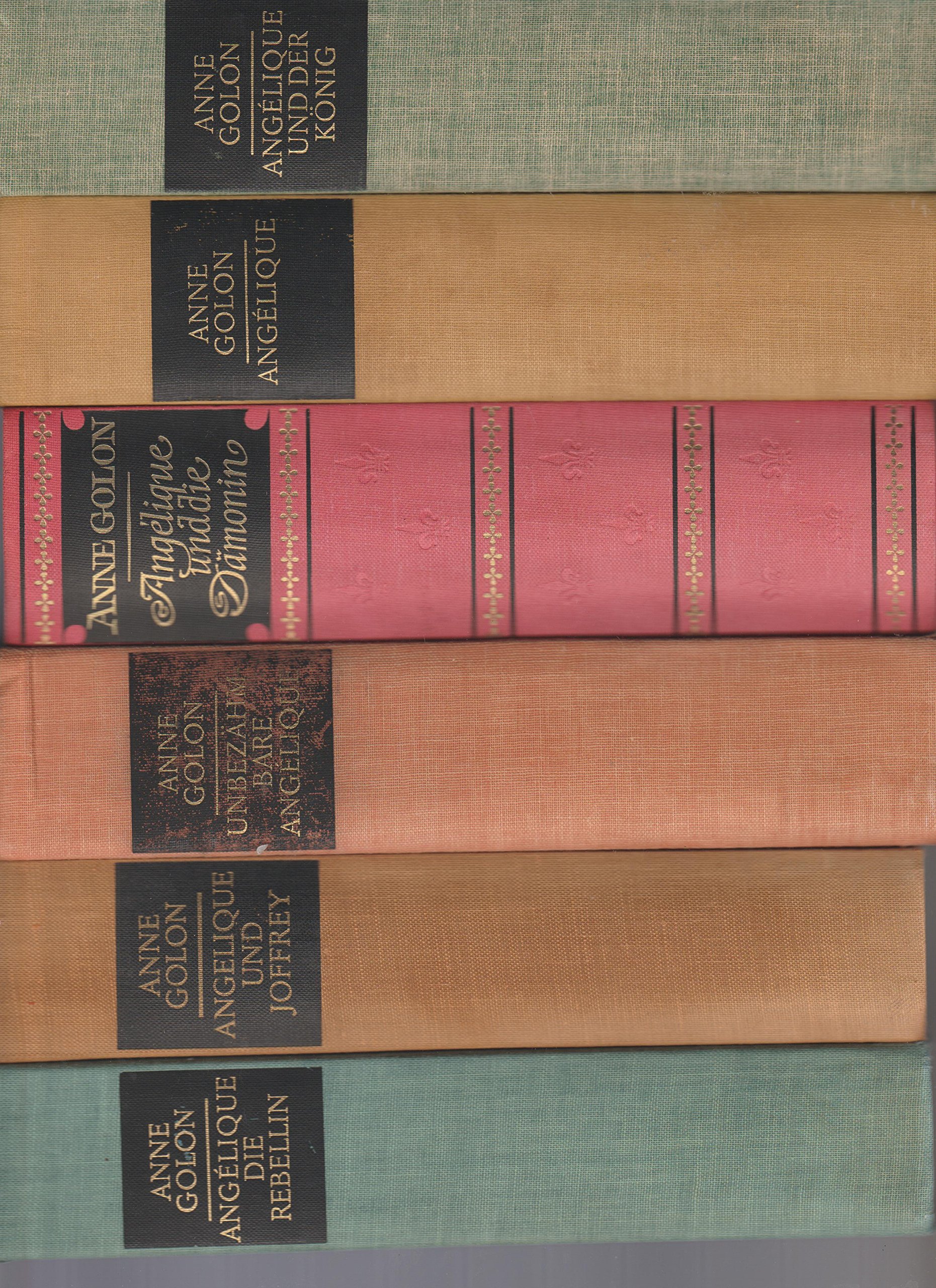 Anne Golon - Set Of 7 "Angelique" Books - German Language. by Anne ...