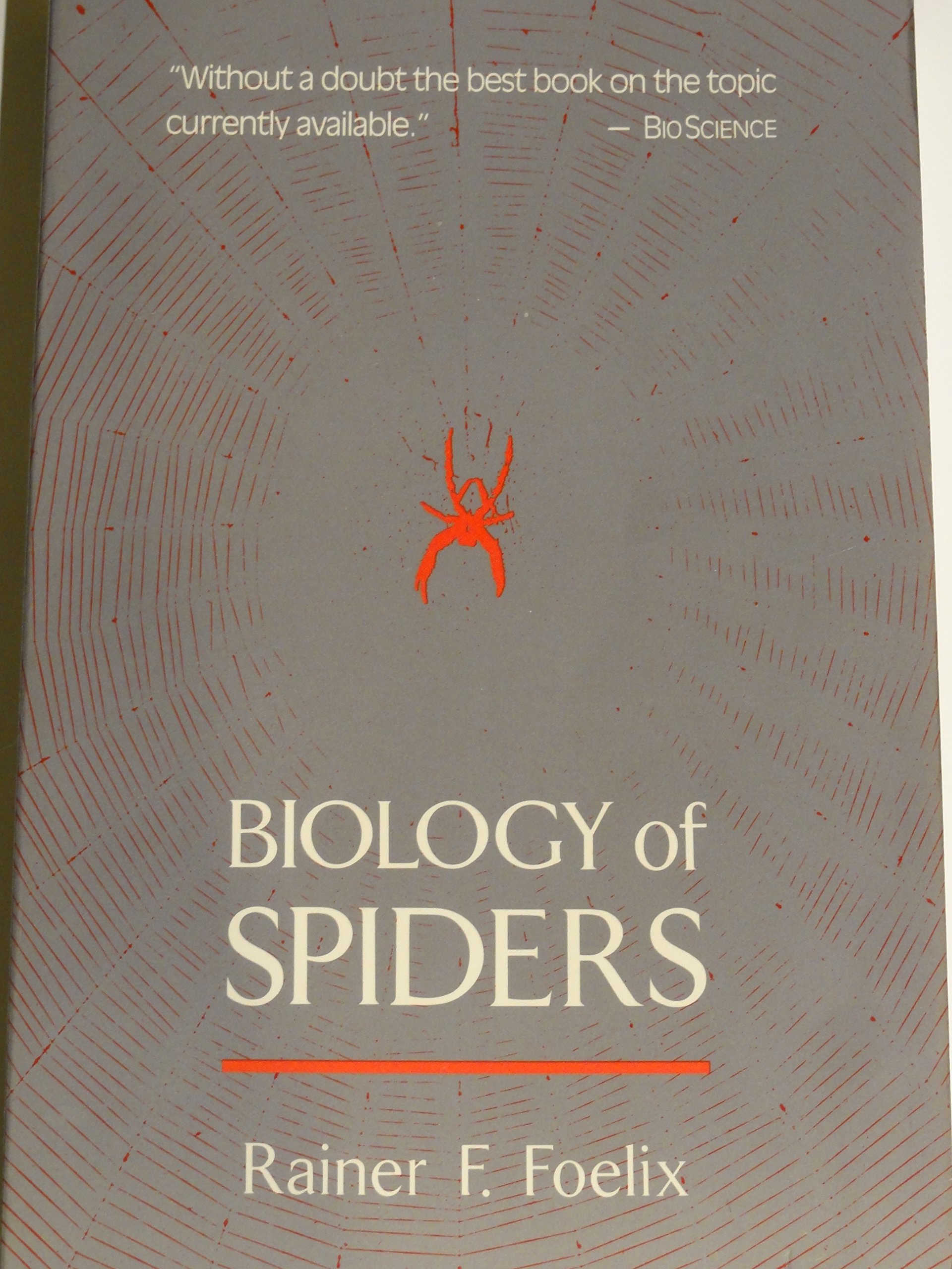 BIOLOGY OF SPIDERS. by Rainer F. Foelix | Goodreads